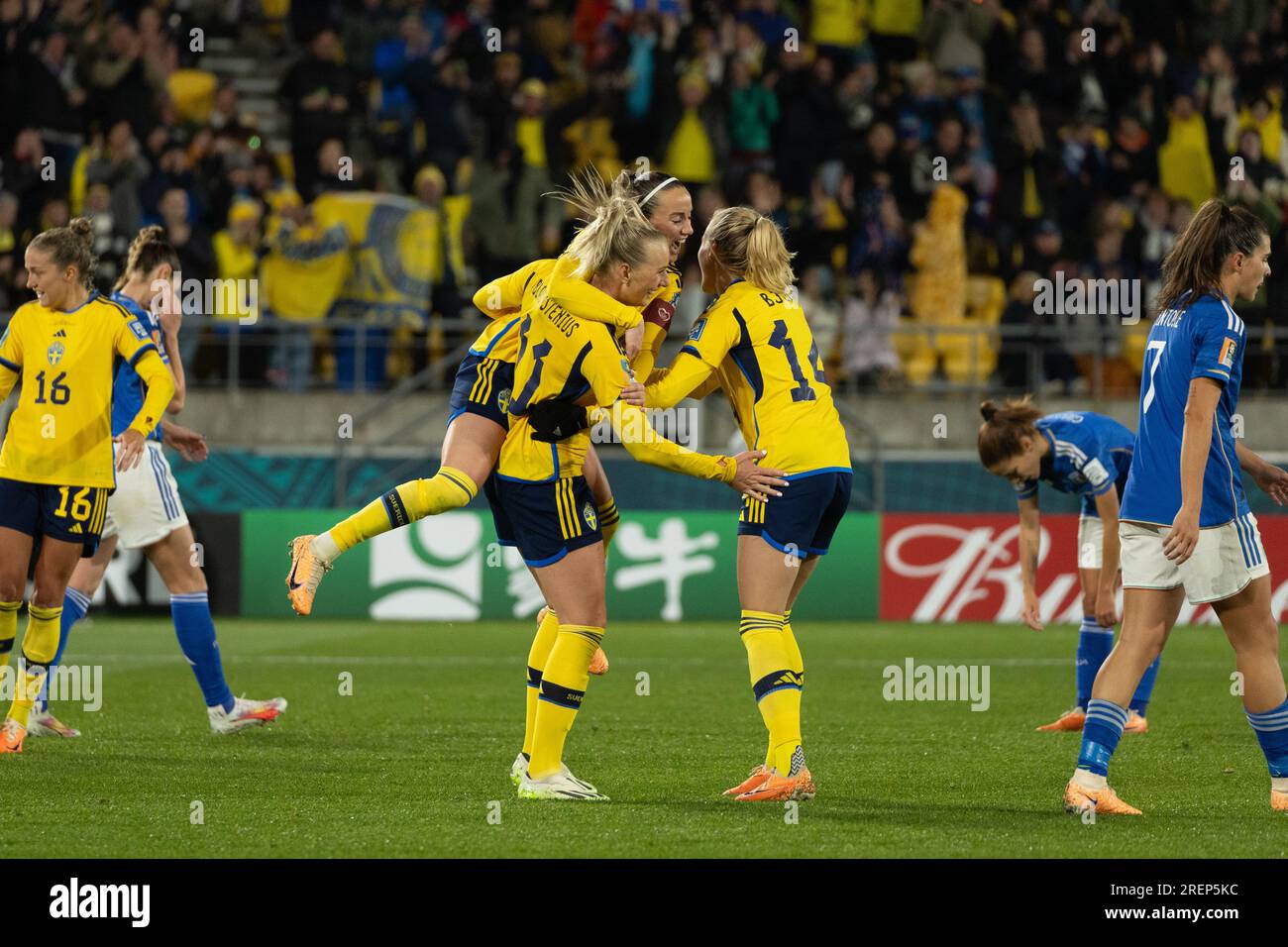 Wellington, New Zealand. 27th July, 2023. Amanda Ilestedt (11, Sweden ...