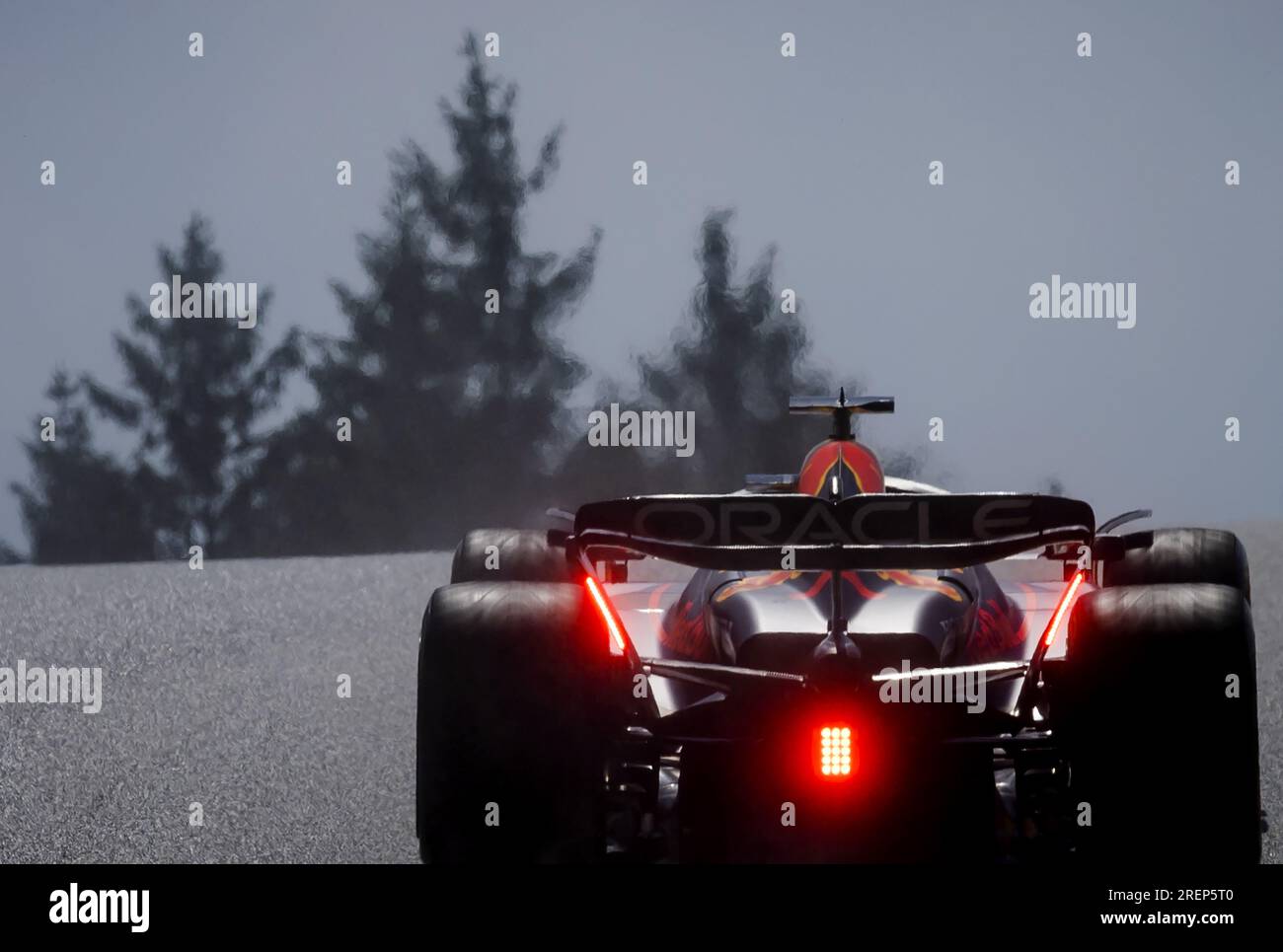 SPA - Max Verstappen (Red Bull Racing) during the sprint shootout at the Circuit de Spa ...