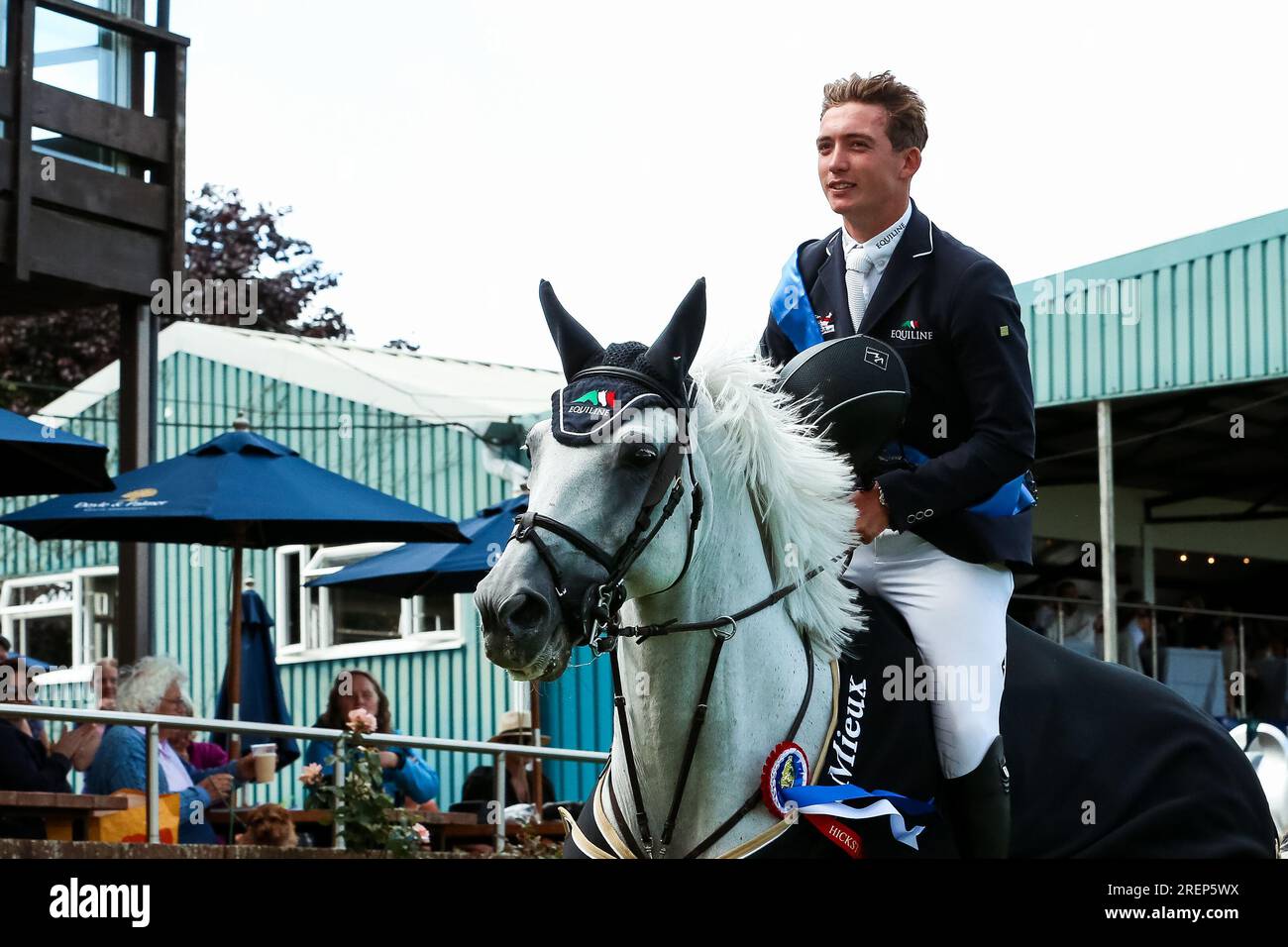 Great Britain’s Jack Whitaker in action after their victory on Equine ...