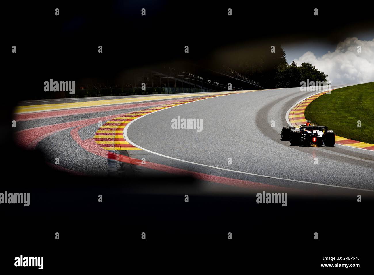 SPA - Max Verstappen (Red Bull Racing) during the sprint race on the ...