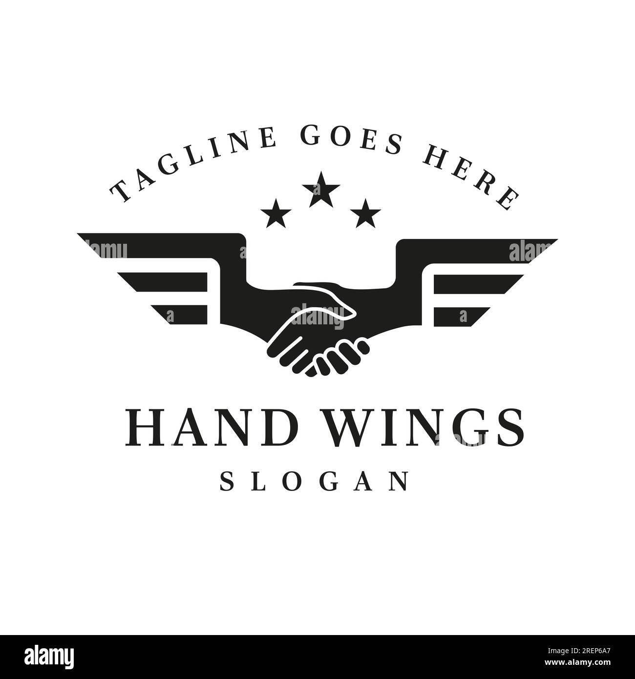 Retro Vintage Wings Hand Shape for Community Peace Foundation Charity ... Retro Vintage Wings Hand Shape for Community Peace Foundation Charity ...