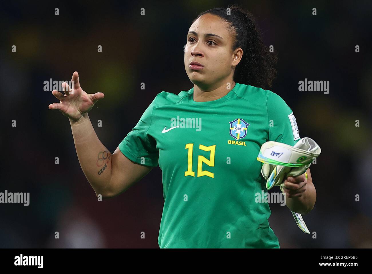 Leticia Izidoro of Brazil looks dejected during the FIFA Women's World ...