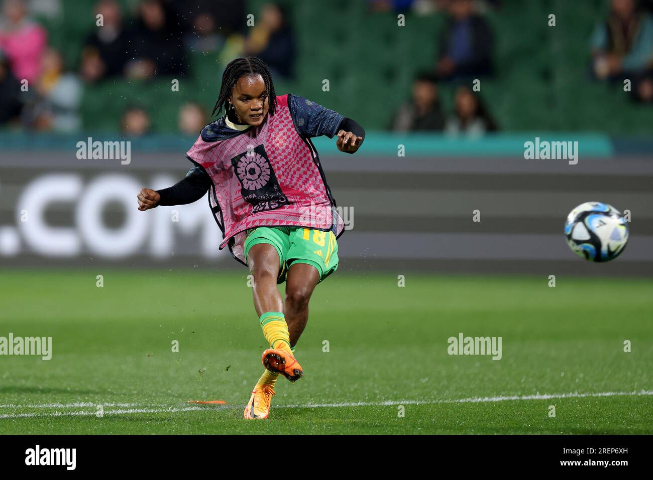 Perth, Australia. 29th July, 2023. Trudi Carter of Jamaica is seen ...