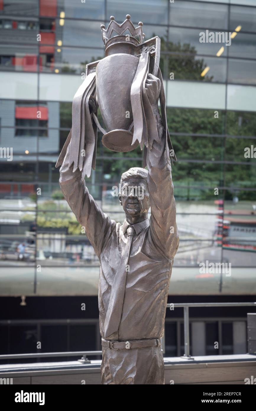 London, UK. 29 July 2023. A general view of the statue of Arsenal ...
