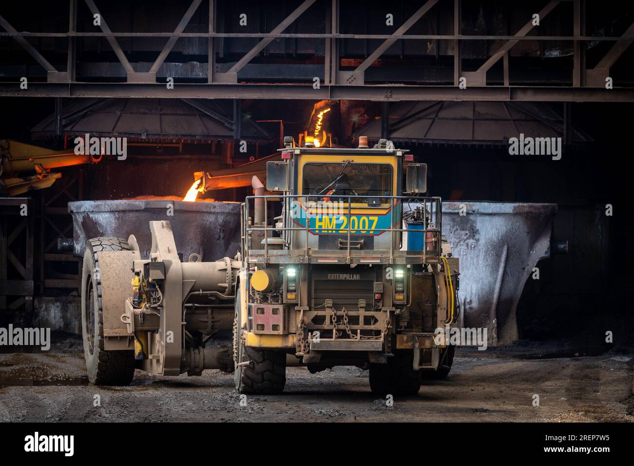 Soroako, Indonesia. 28th July, 2023. A truck transports slag to the ...