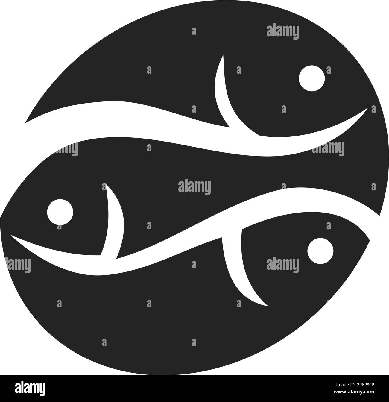 fish logo template. Icon Illustration Brand Identity. Isolated and flat ...