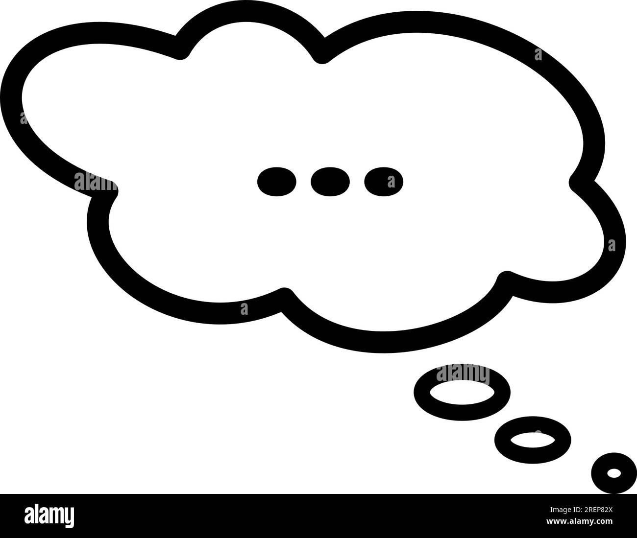 Linear comment icon as dialog symbol for web design Stock Vector Image ...