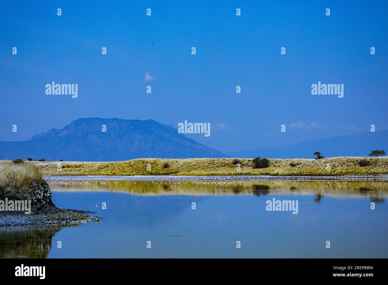 Lake Magadi Lake in Kenya Lake Magadi is the southernmost lake in the ...