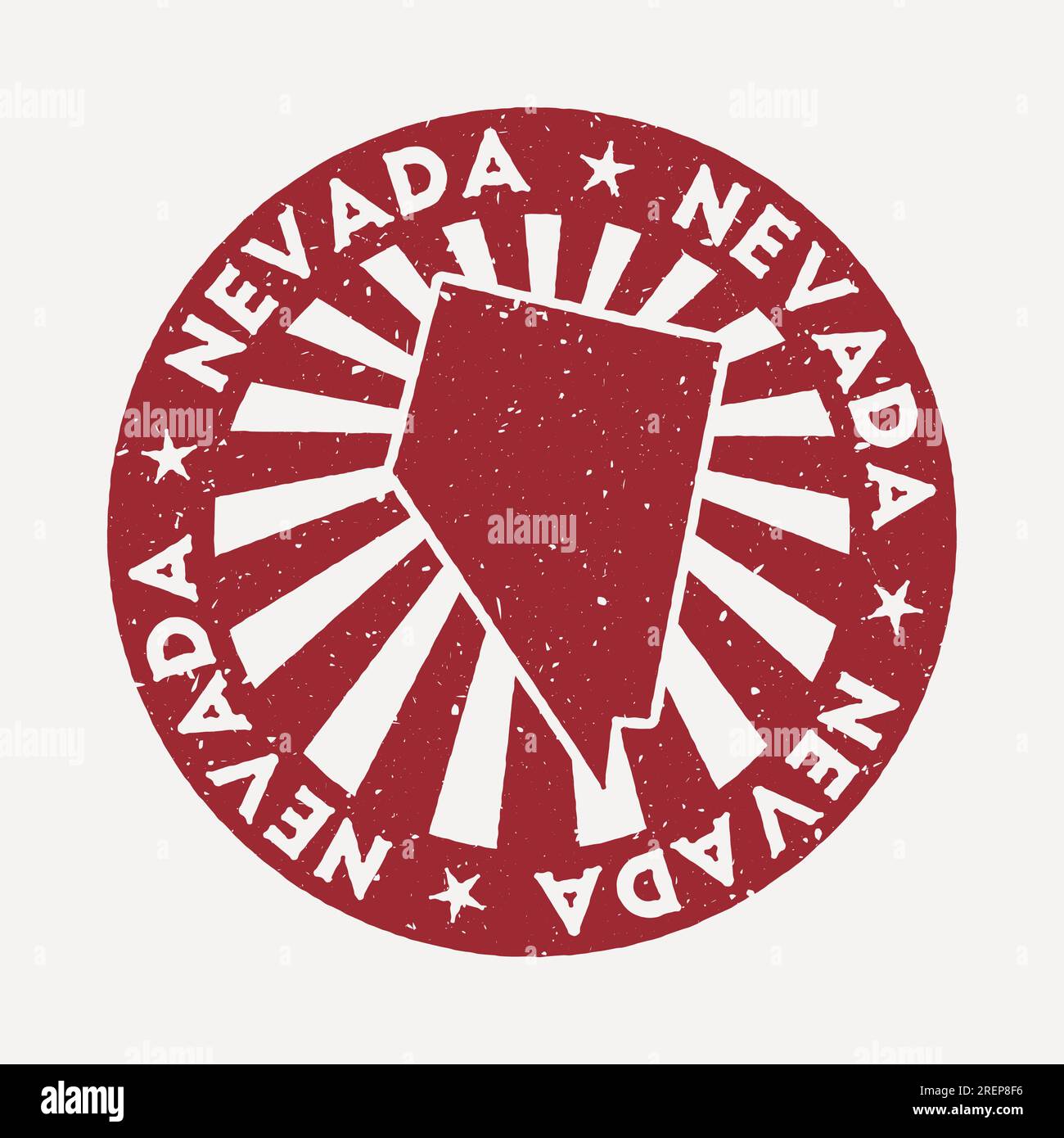 Nevada stamp. Travel red rubber stamp with the map of US state, vector ...