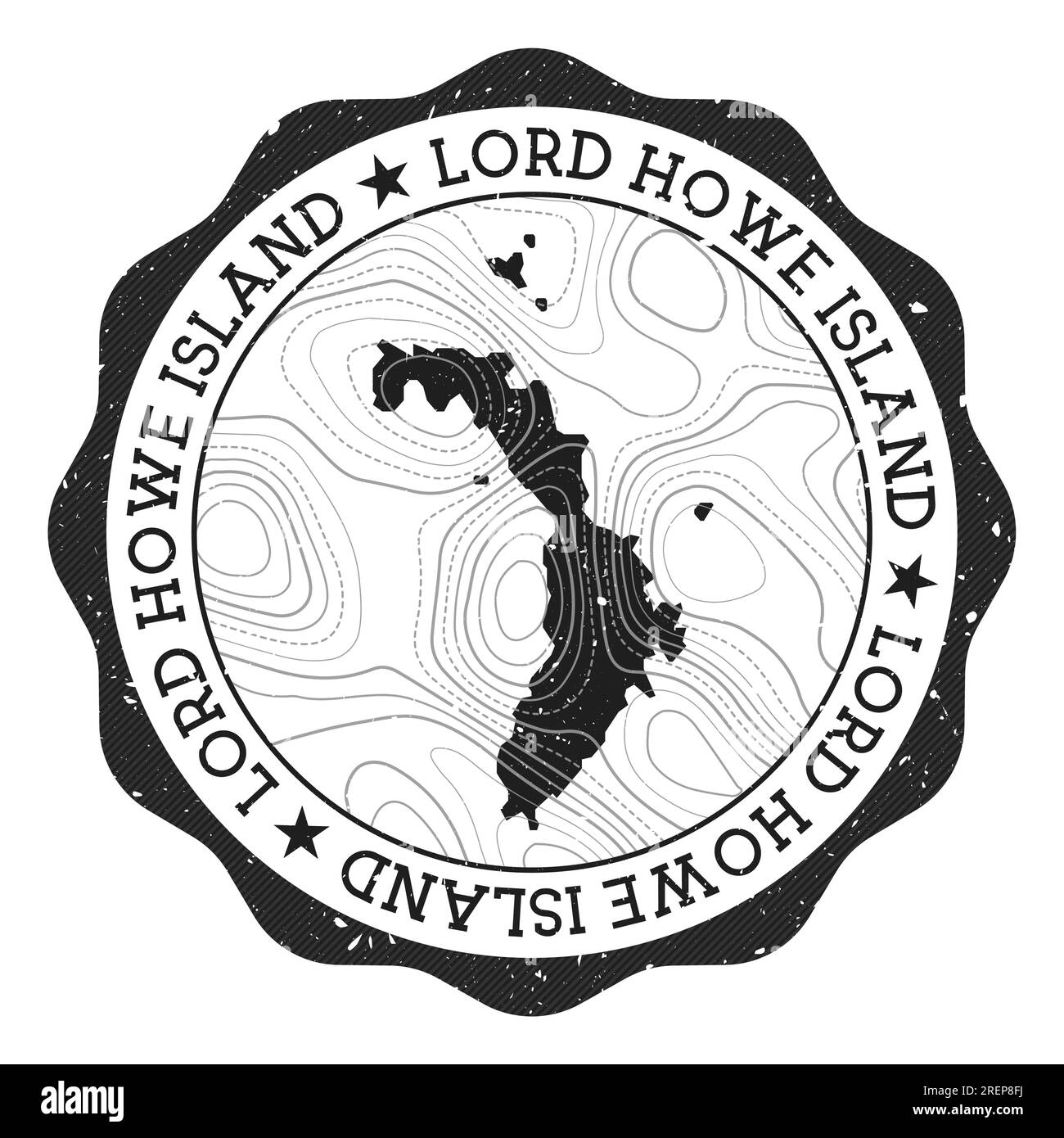 Lord howe island map hi-res stock photography and images - Alamy