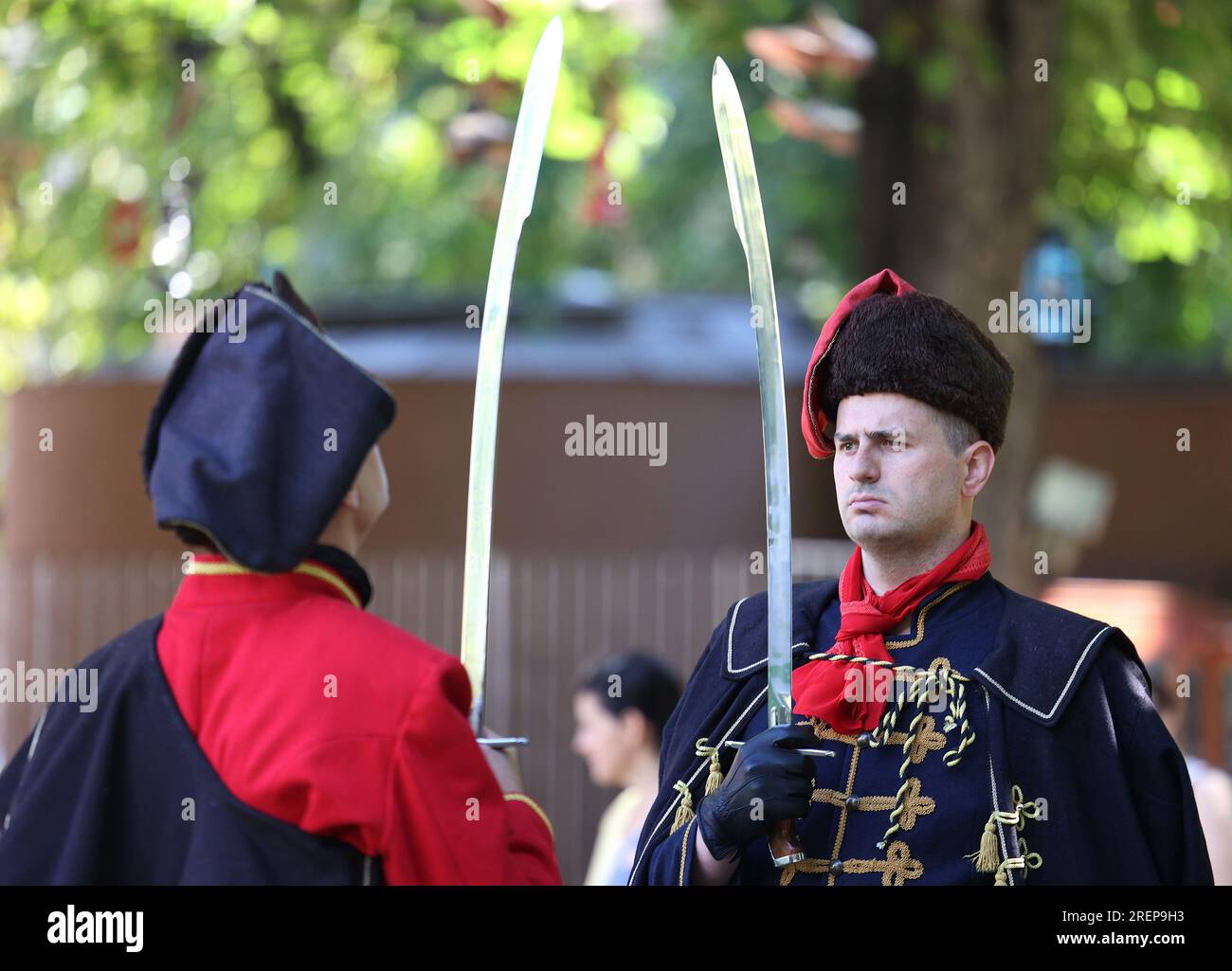 Zagreb, Croatia. 29th July, 2023. Ceremonial changing of the guard The ...