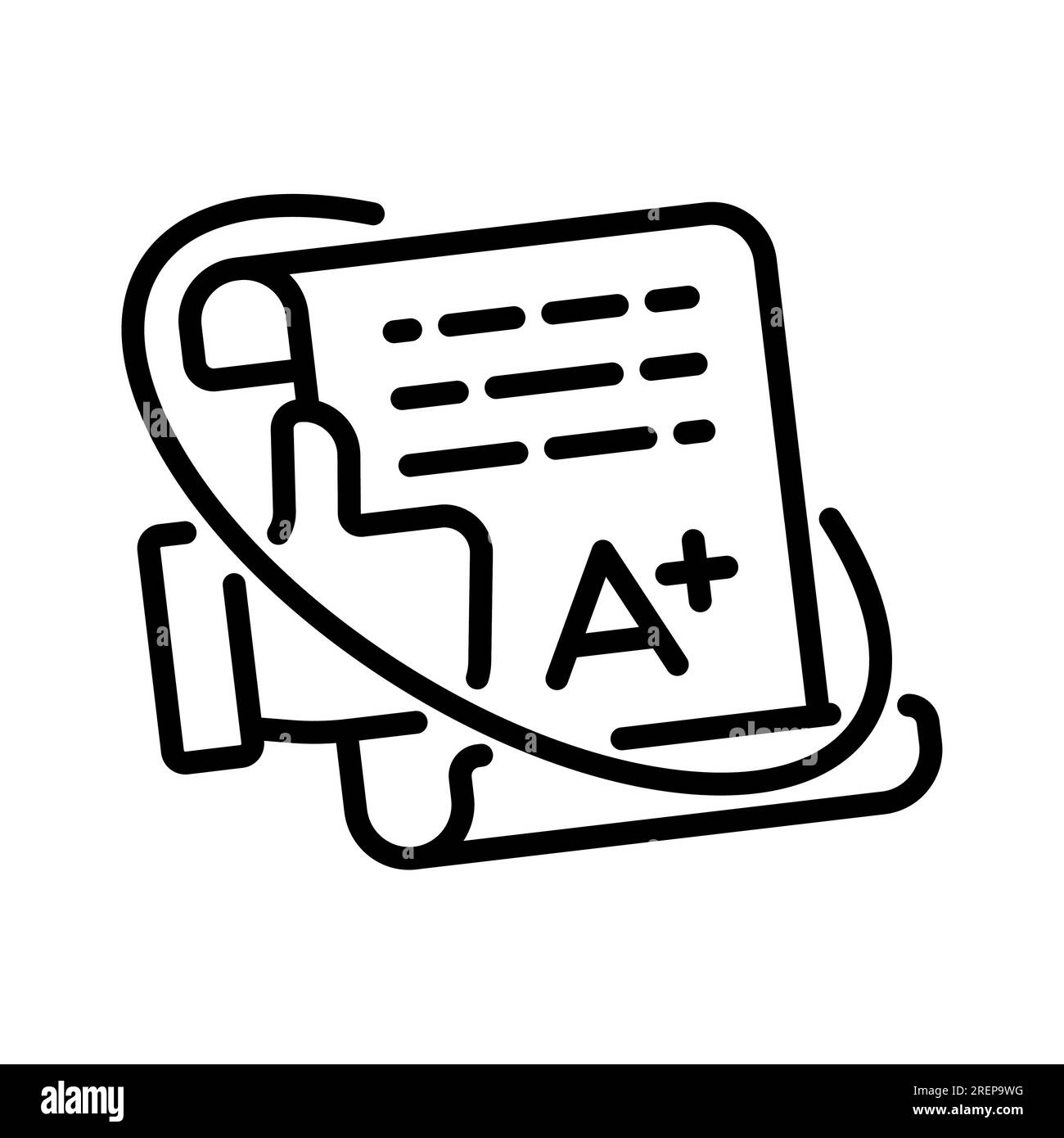 School result grade Black and White Stock Photos & Images - Alamy