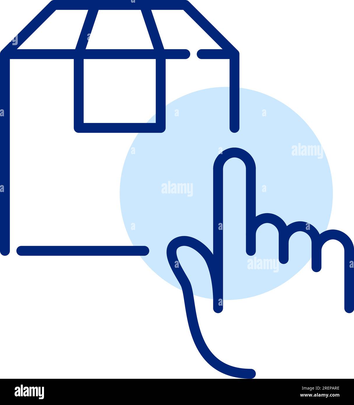 Clicking delivery Stock Vector Images - Alamy