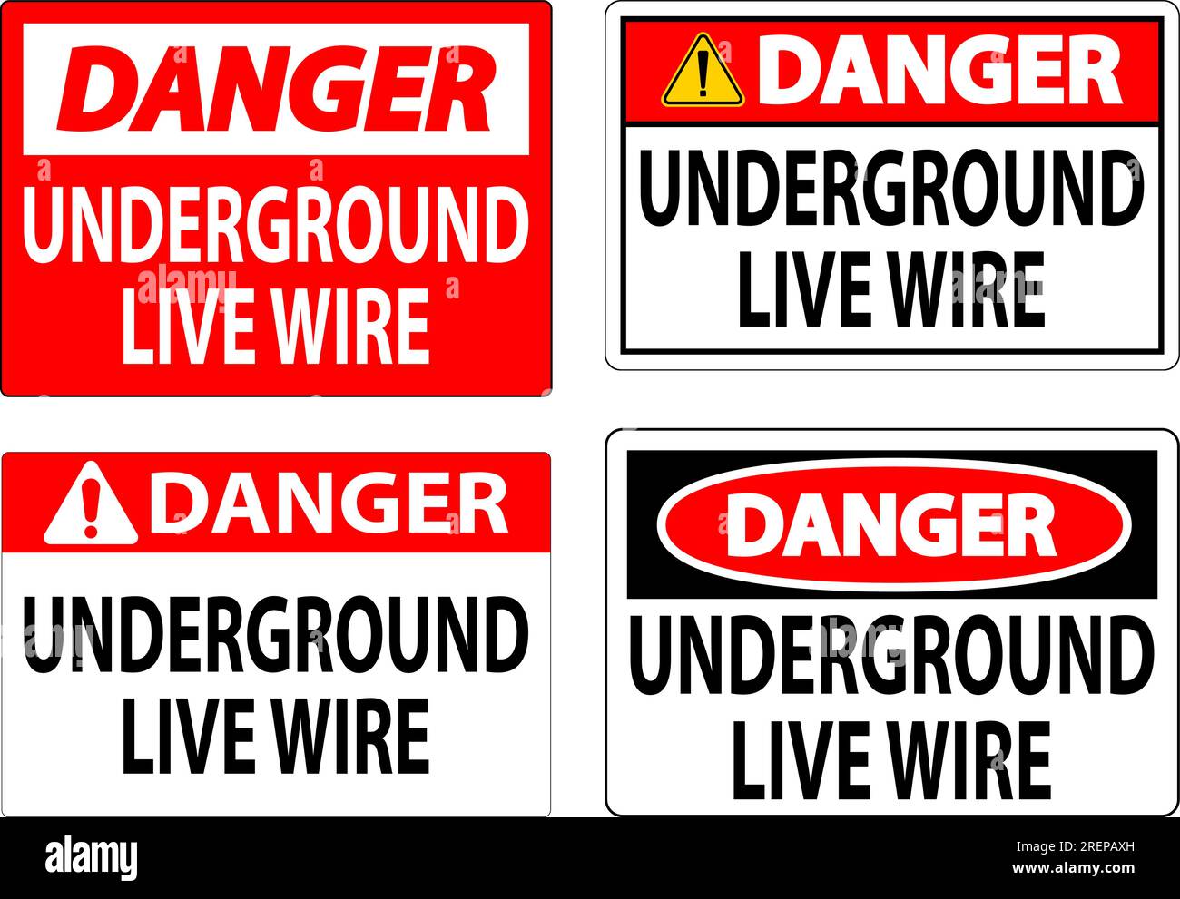 Nz danger sign Cut Out Stock Images & Pictures - Alamy