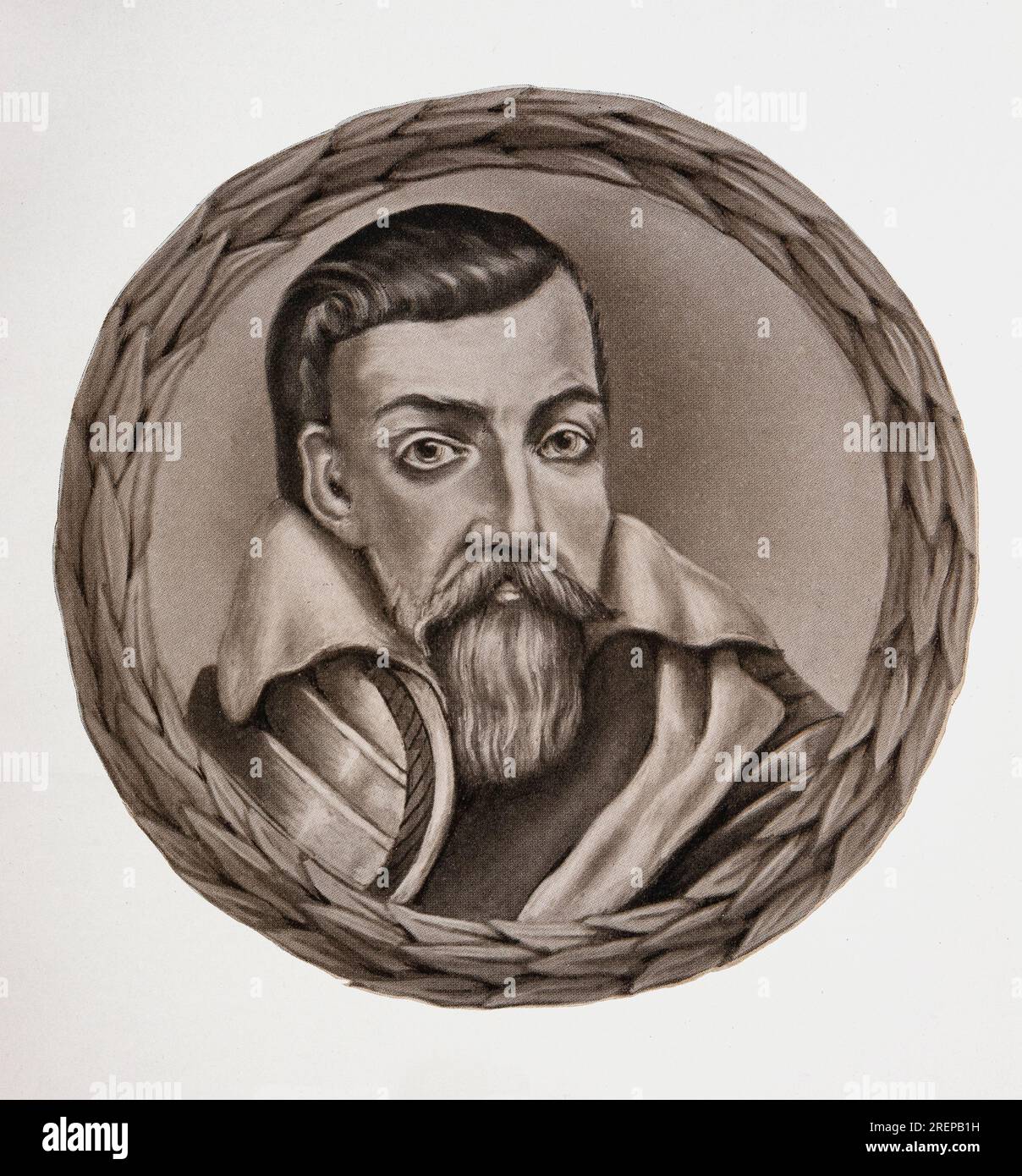 A 17th century portrait of Hugh O'Neill, (1550-1616) Earl of Tyrone ...