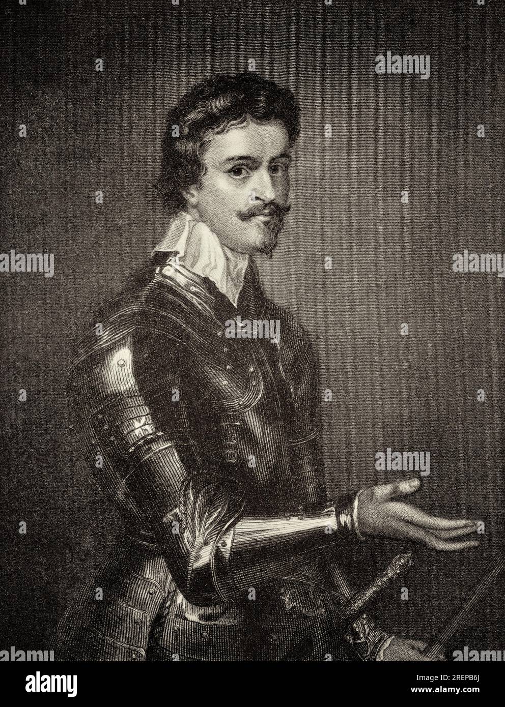 English lord 17th century portrait hi-res stock photography and images ...