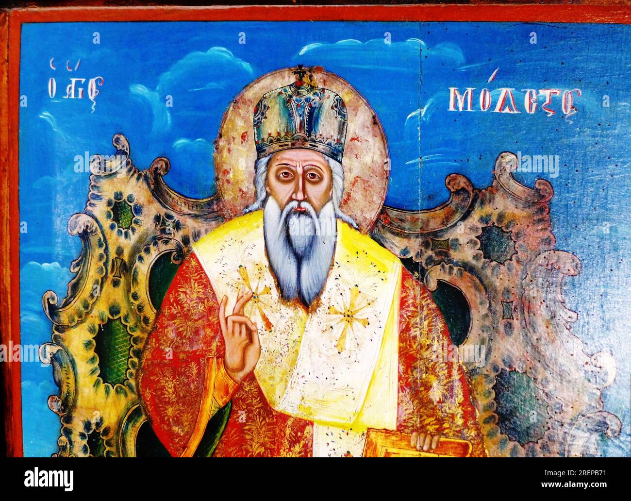 18th century Greek Orthodox icons Stock Photo - Alamy