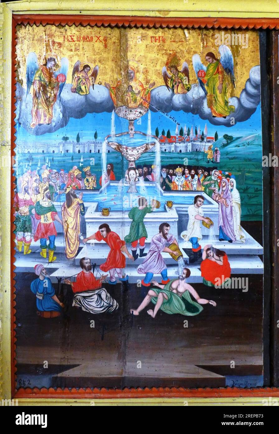 18th century Greek Orthodox icons Stock Photo - Alamy