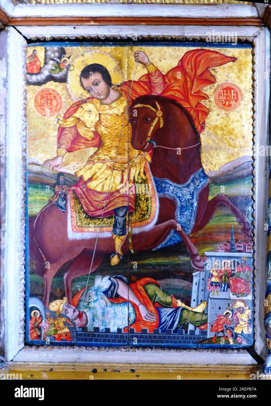 18th century Greek Orthodox icons Stock Photo - Alamy