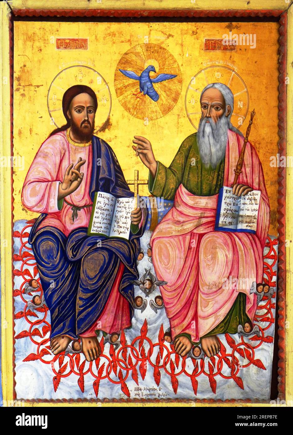 18th century Greek Orthodox icons Stock Photo - Alamy
