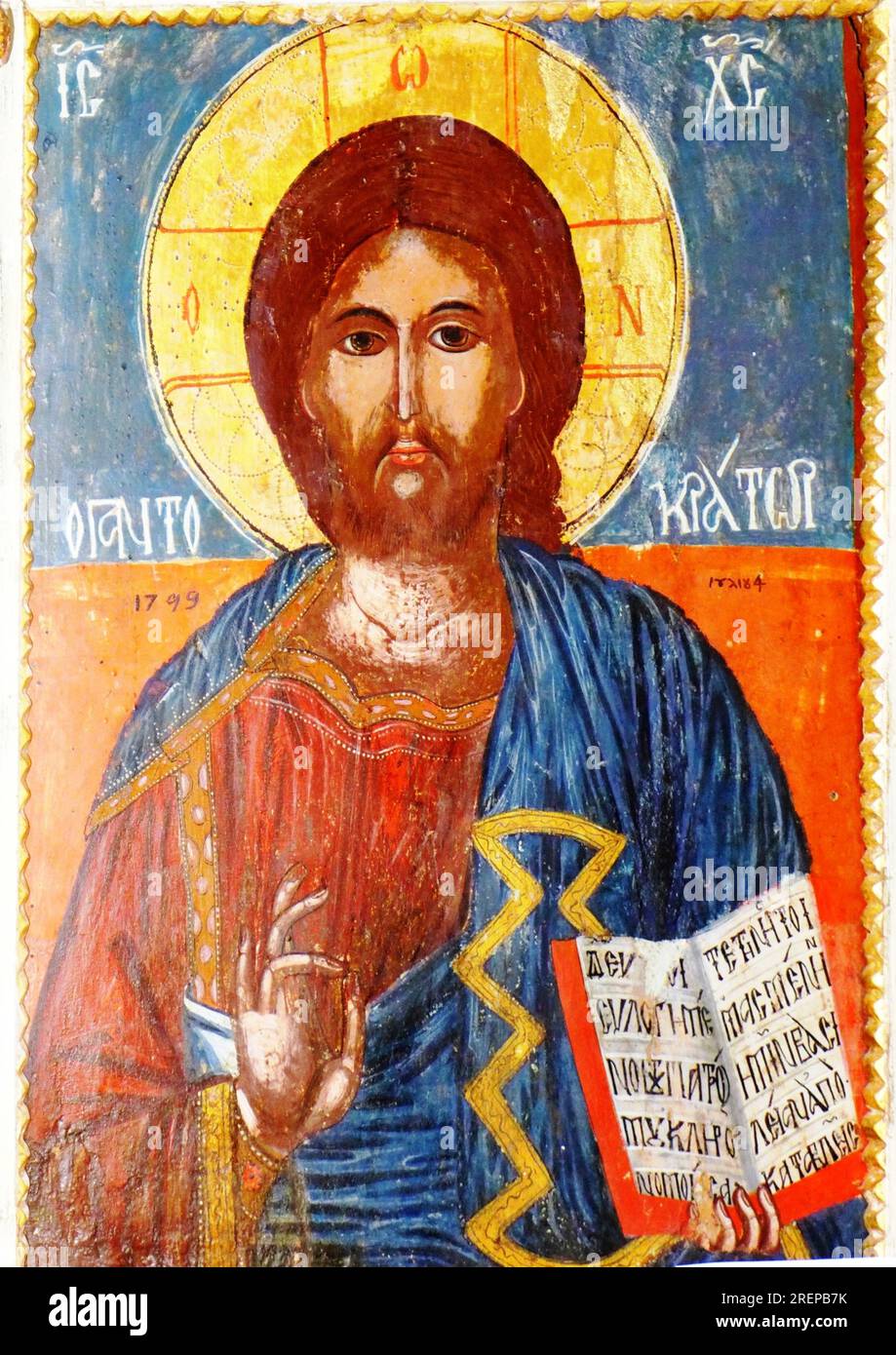 18th century Greek Orthodox icons Stock Photo - Alamy