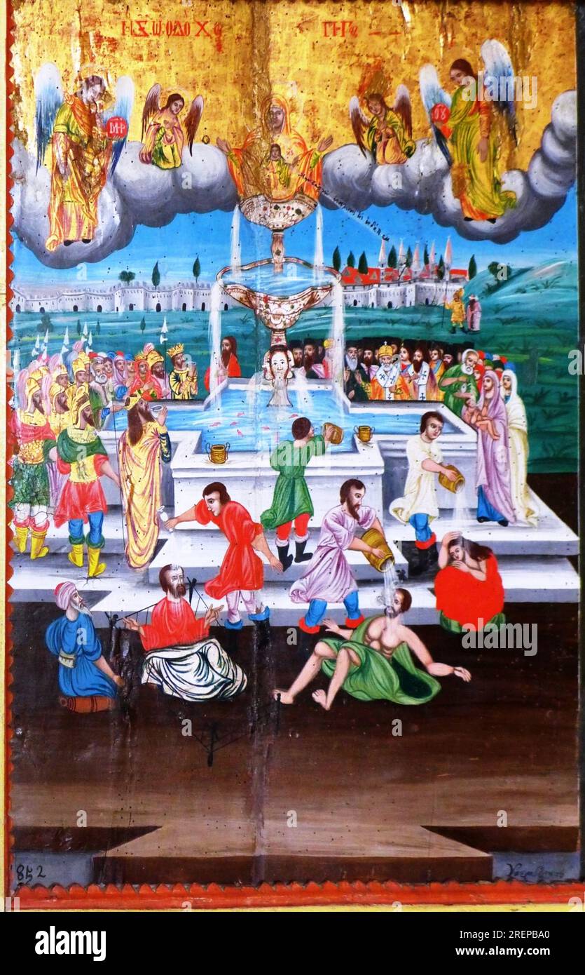 18th century Greek Orthodox icons Stock Photo - Alamy