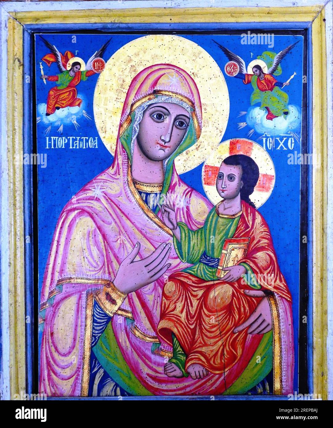 18th century Greek Orthodox icons Stock Photo - Alamy