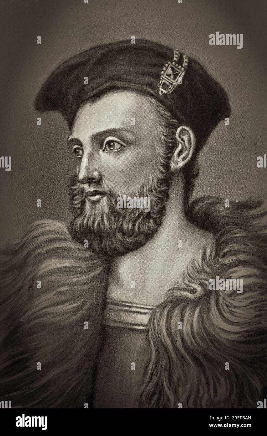 A 17th century portrait of Hugh Roe O'Donnell, also known as Red Hugh O ...