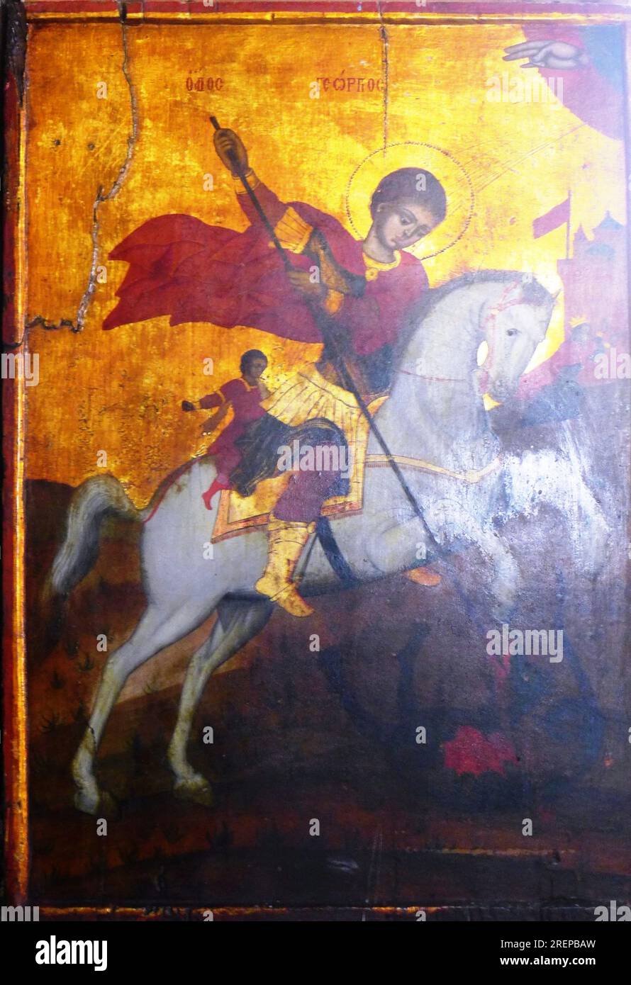 18th century Greek Orthodox icons Stock Photo - Alamy