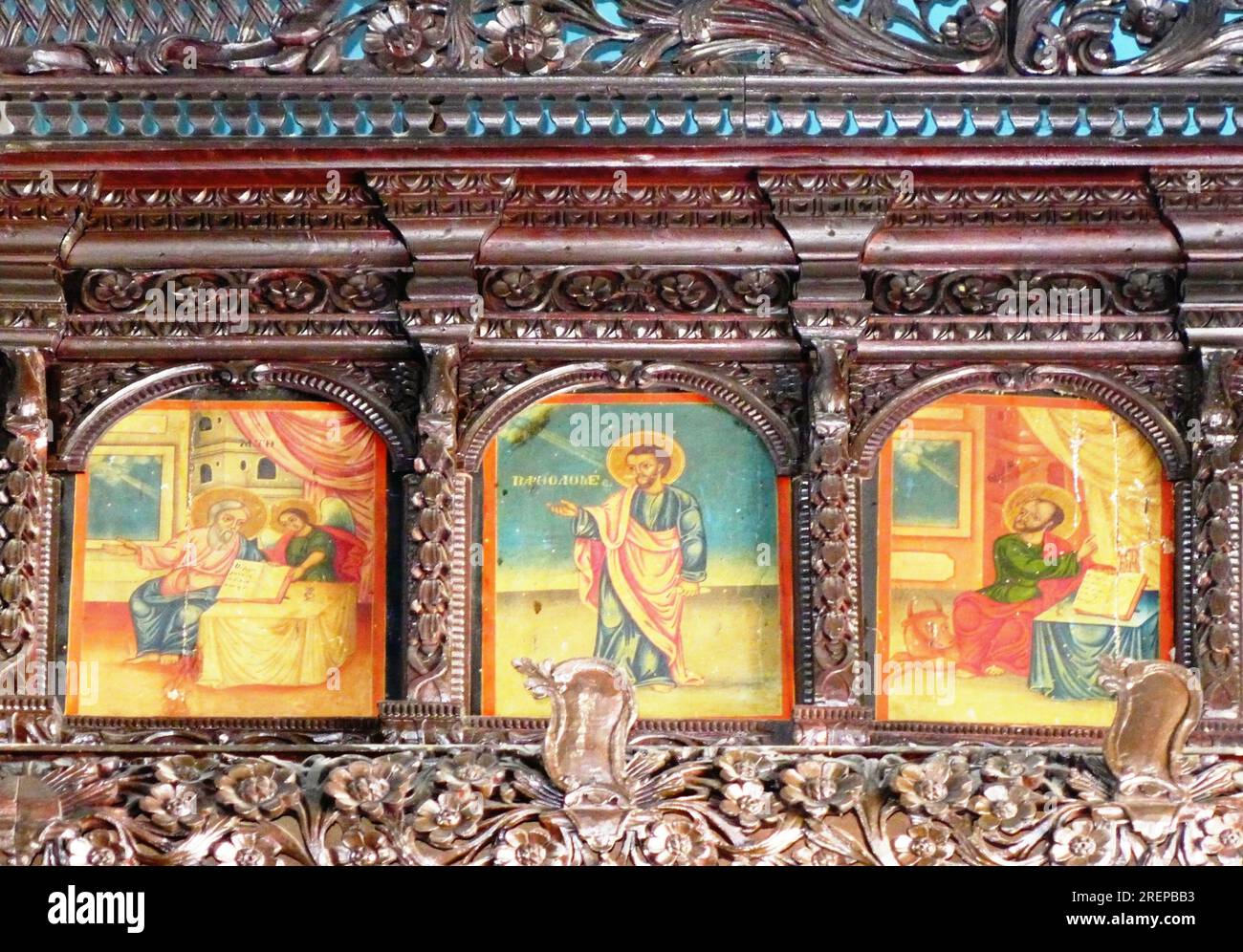 18th century Greek Orthodox icons Stock Photo - Alamy