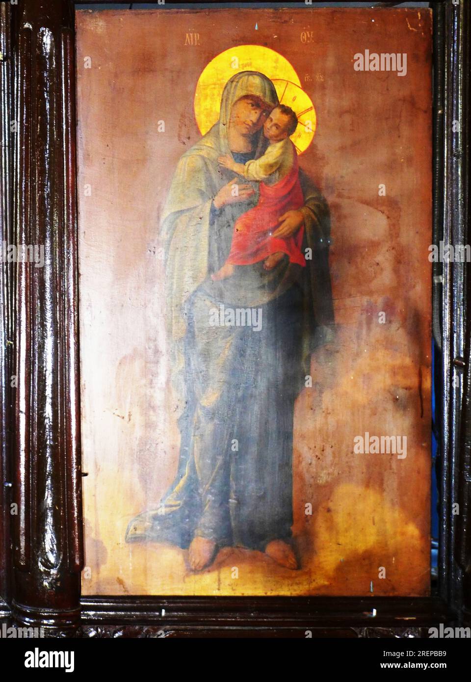 18th century Greek Orthodox icons Stock Photo - Alamy