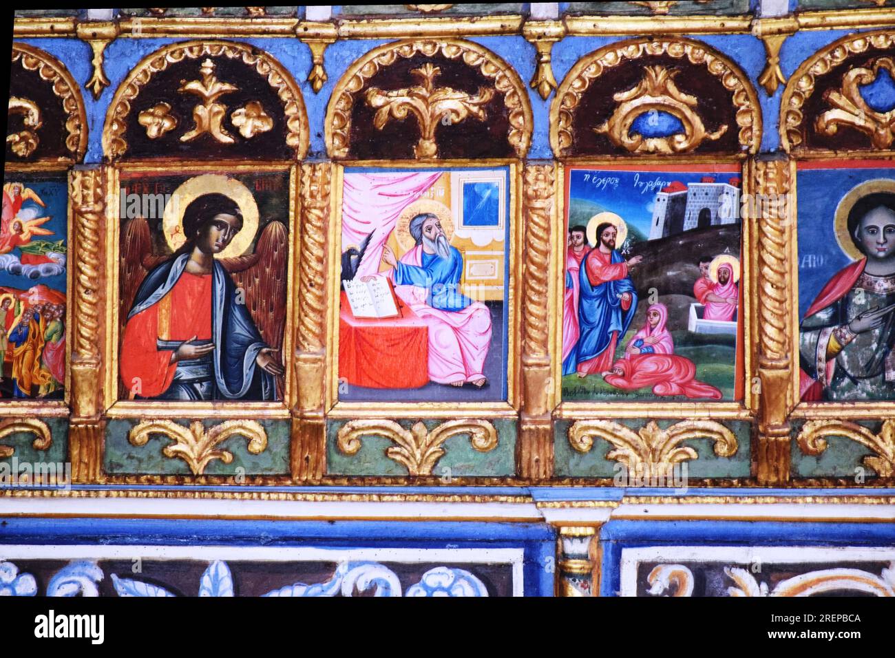 18th century Greek Orthodox icons Stock Photo - Alamy