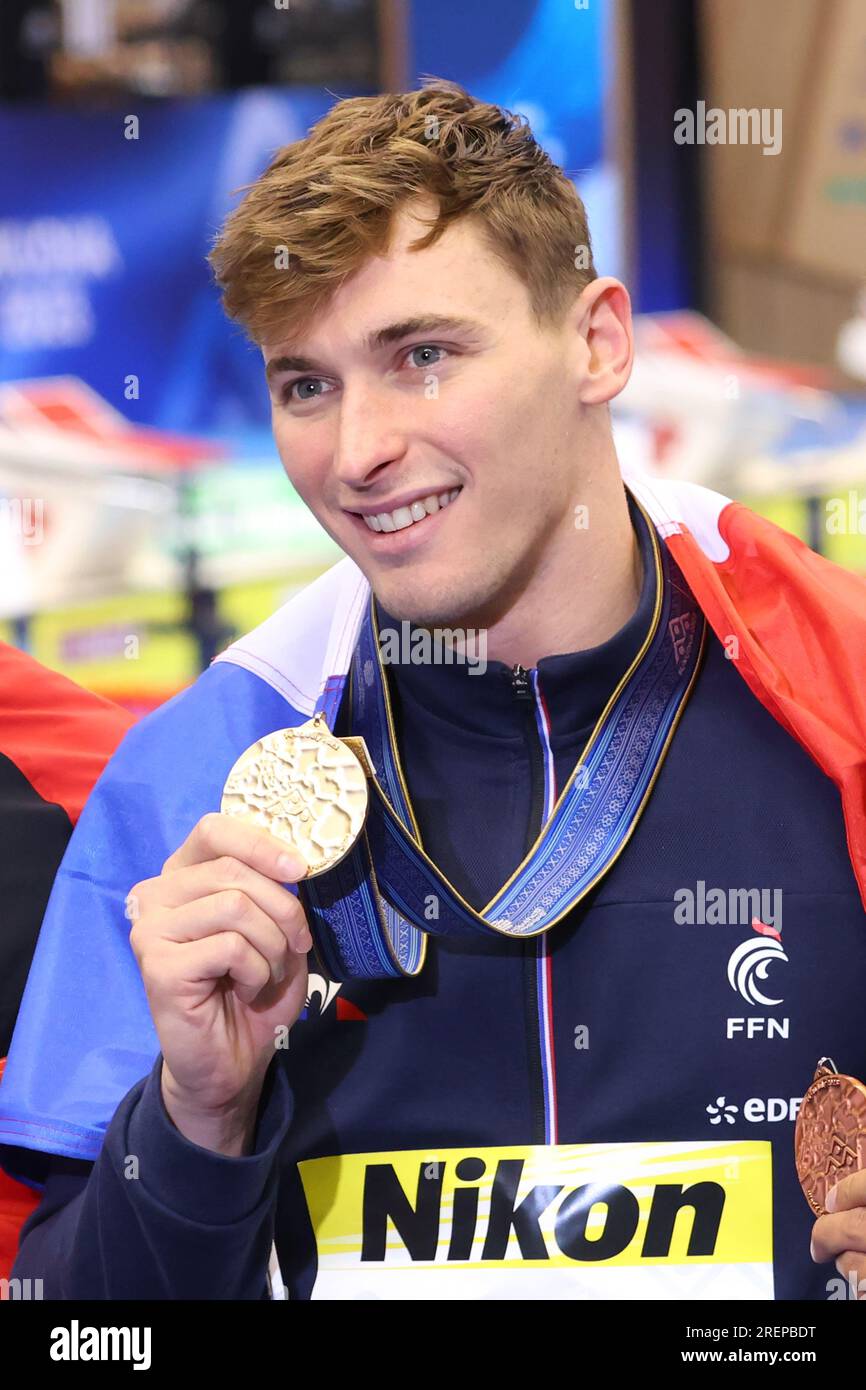 Fukuoka, Japan. 29th July, 2023. Maxime GROUSSET (FRA) Swimming : World ...