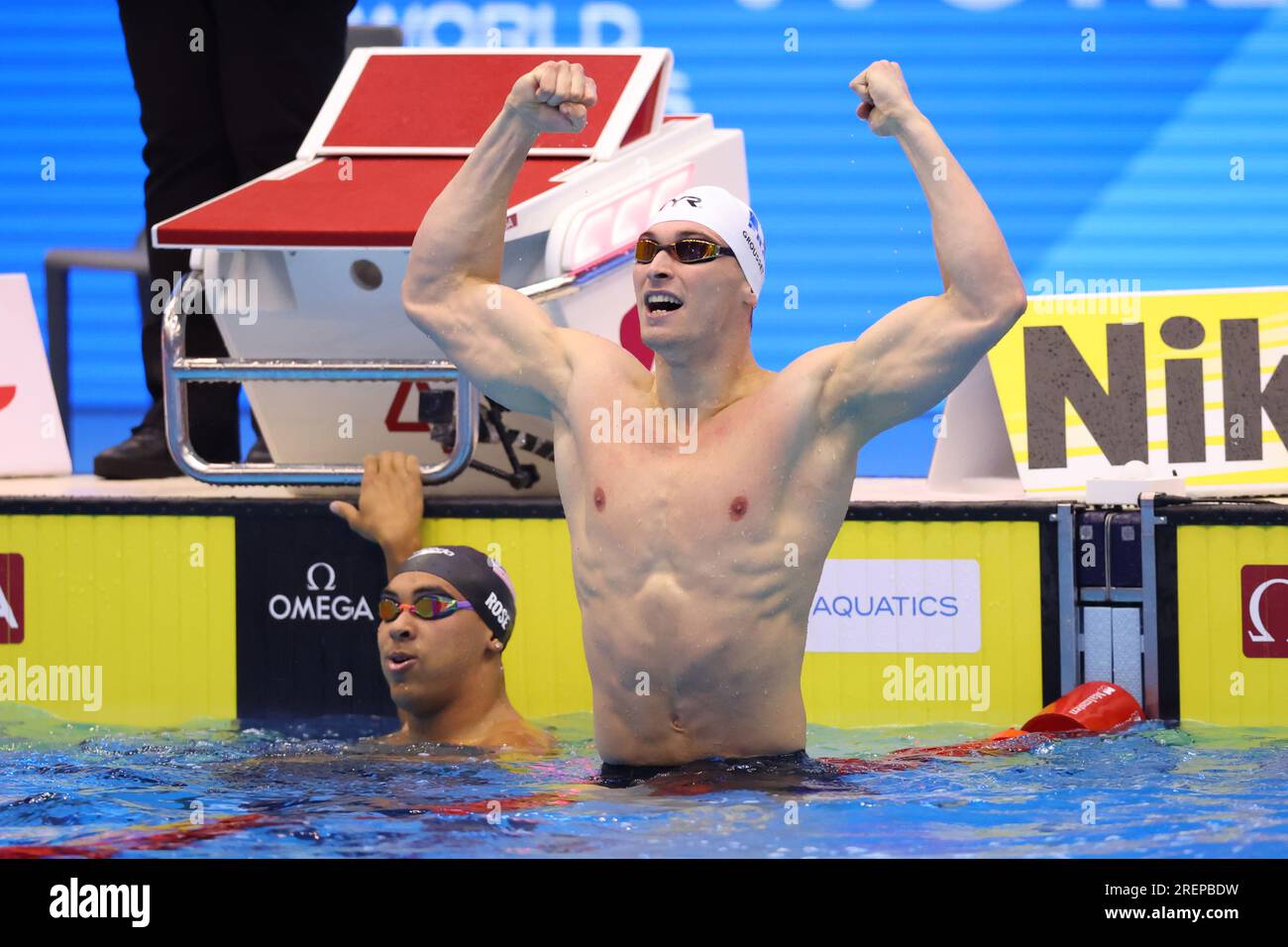 Fukuoka, Japan. 29th July, 2023. Maxime GROUSSET (FRA) Swimming : World ...