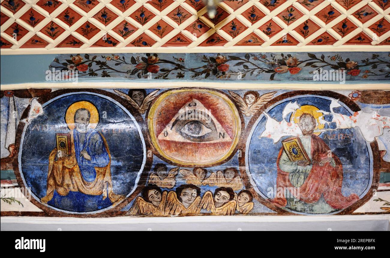 18th century Greek Orthodox icons Stock Photo - Alamy