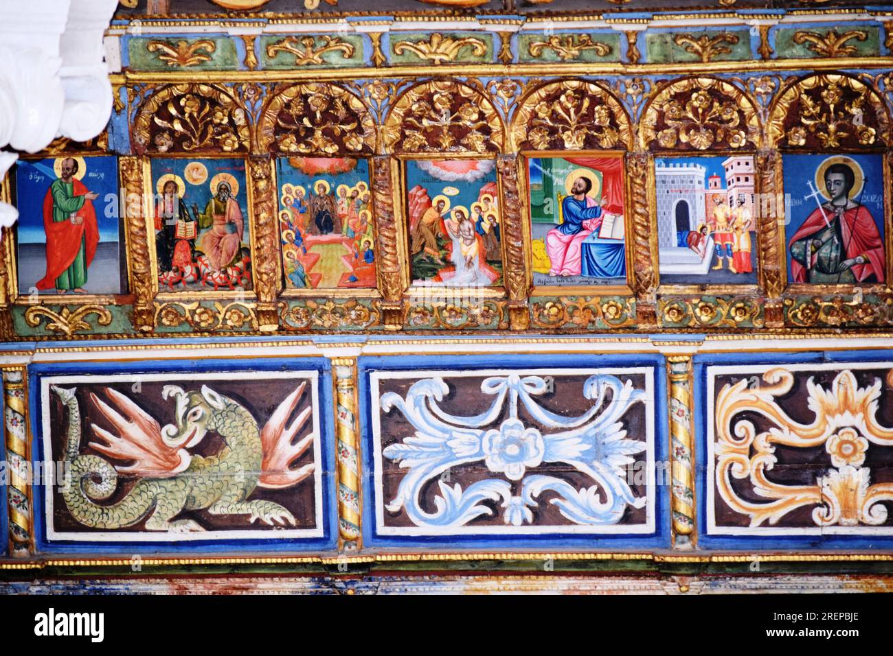 18th century Greek Orthodox icons Stock Photo - Alamy