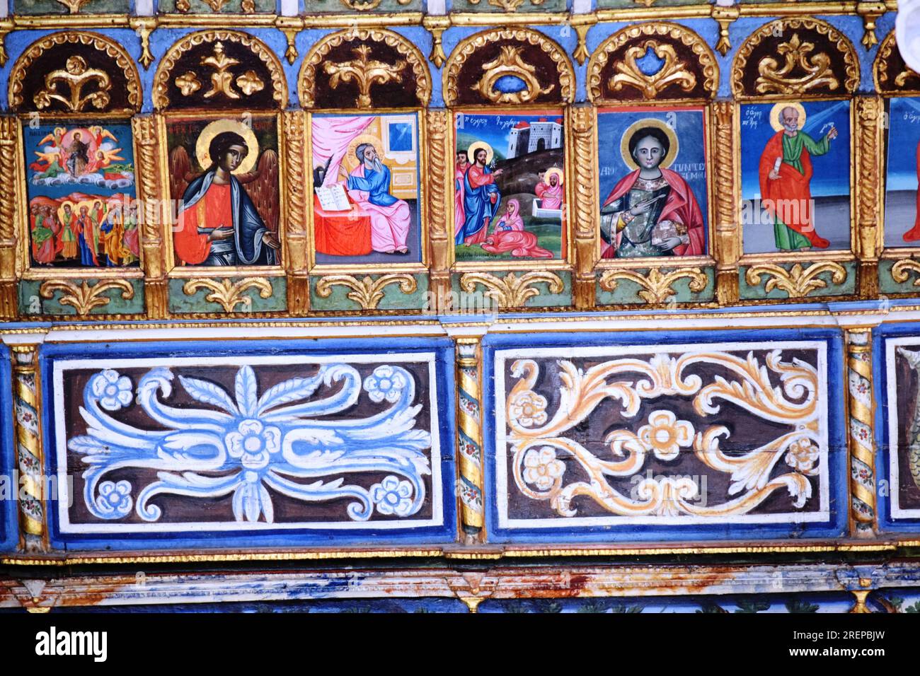 18th century Greek Orthodox icons Stock Photo - Alamy