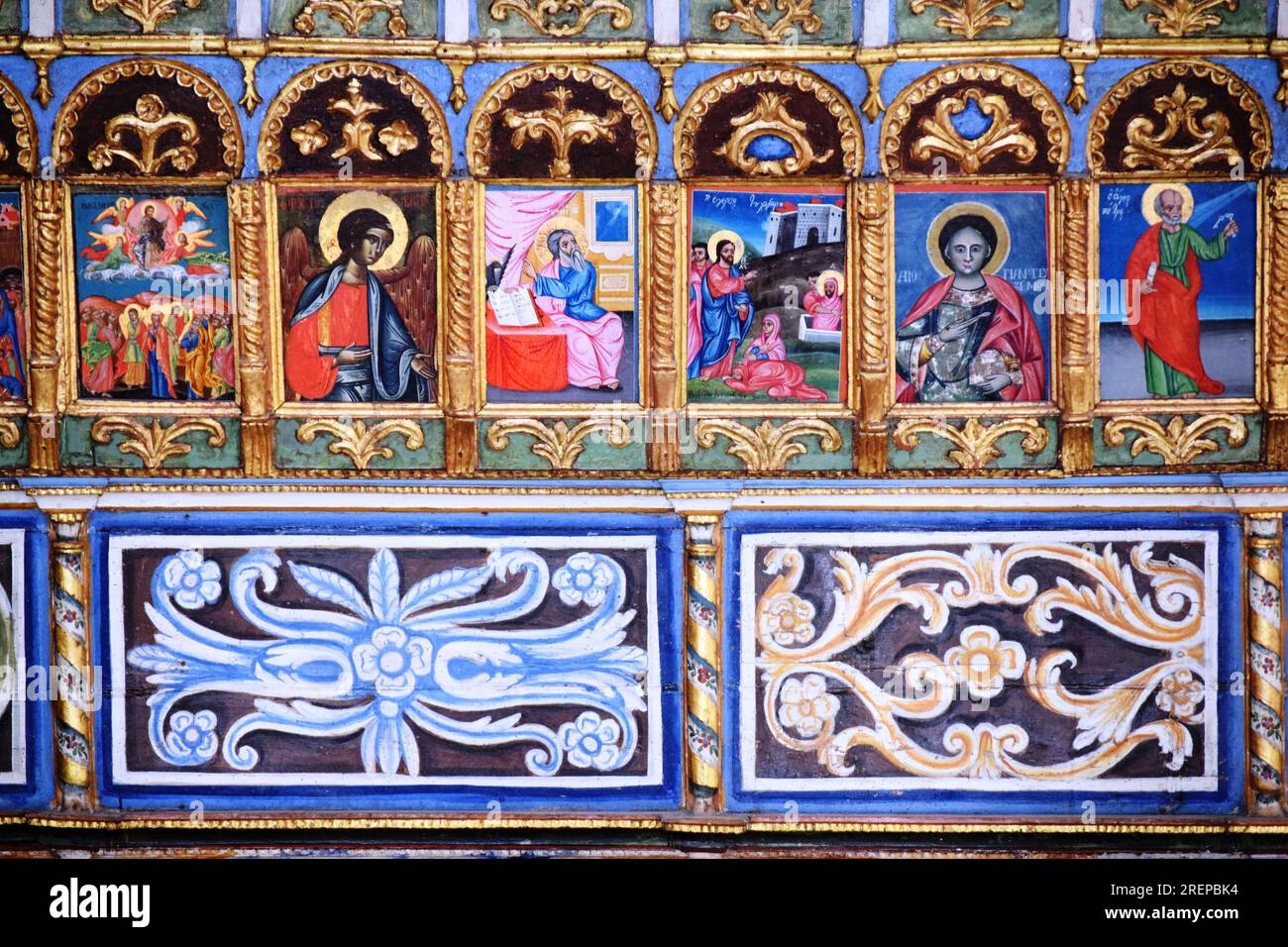 18th century Greek Orthodox icons Stock Photo - Alamy