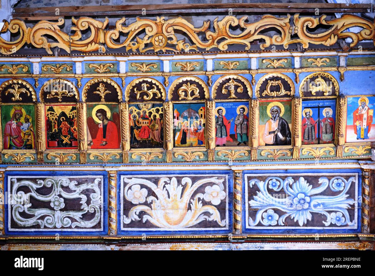 18th century Greek Orthodox icons Stock Photo - Alamy