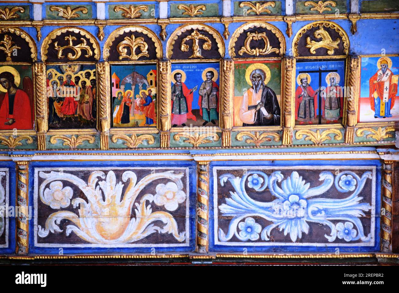 18th century Greek Orthodox icons Stock Photo - Alamy