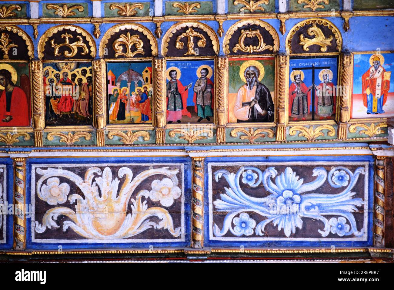 18th century Greek Orthodox icons Stock Photo - Alamy