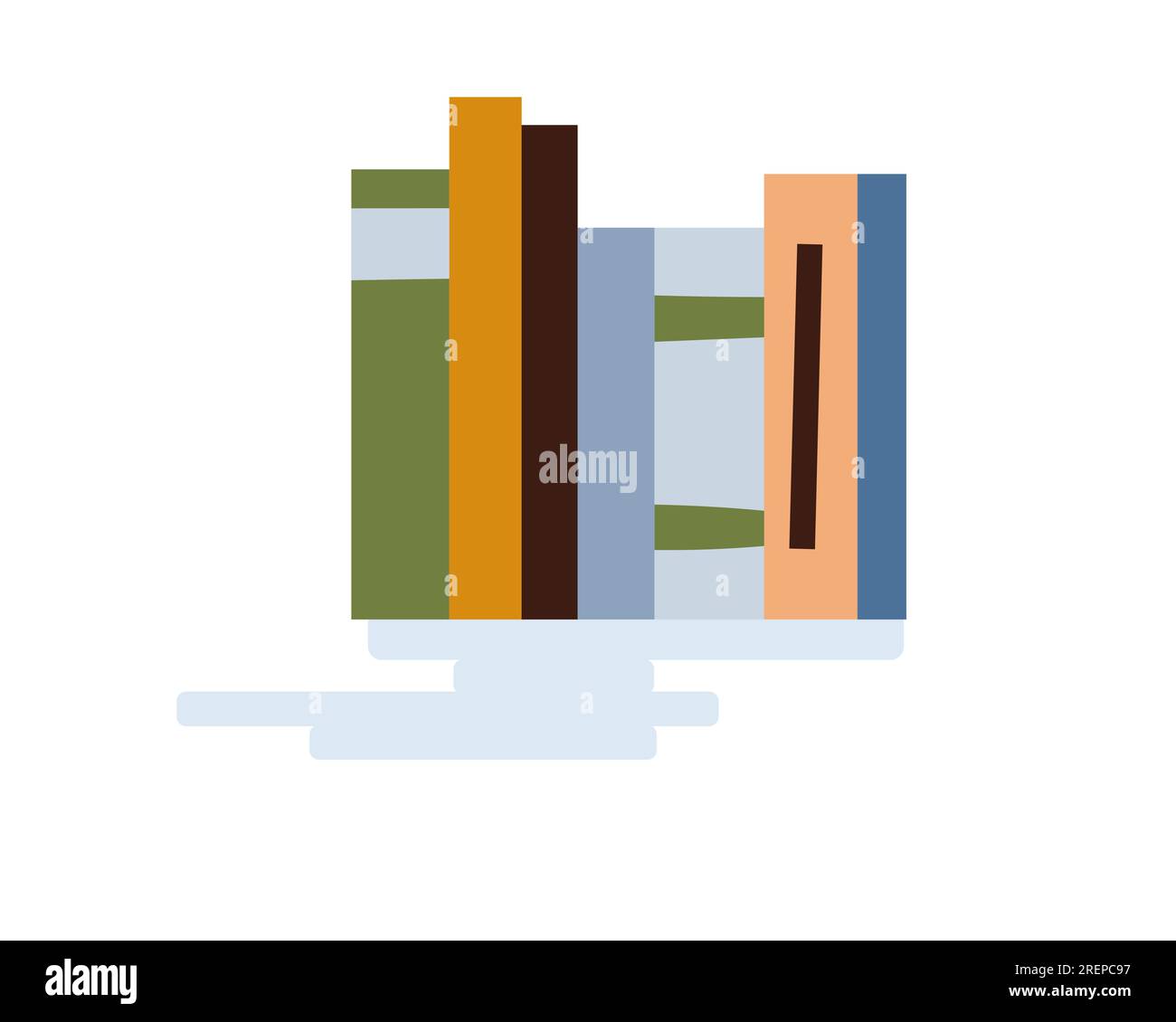 Public library illustration books Stock Vector Images - Alamy