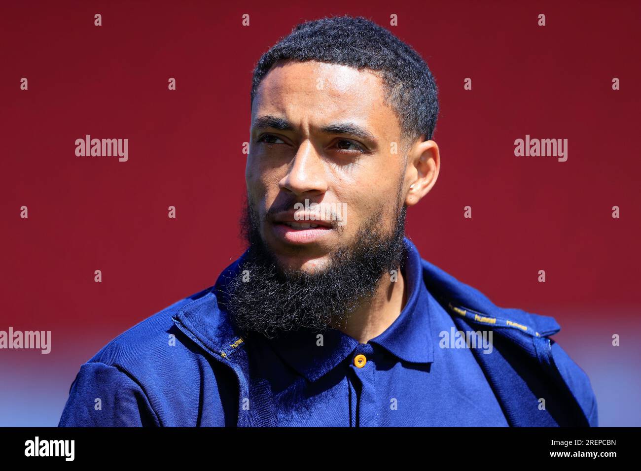 Arnaut Danjuma #10 of Everton ahead of the Pre-season friendly match ...