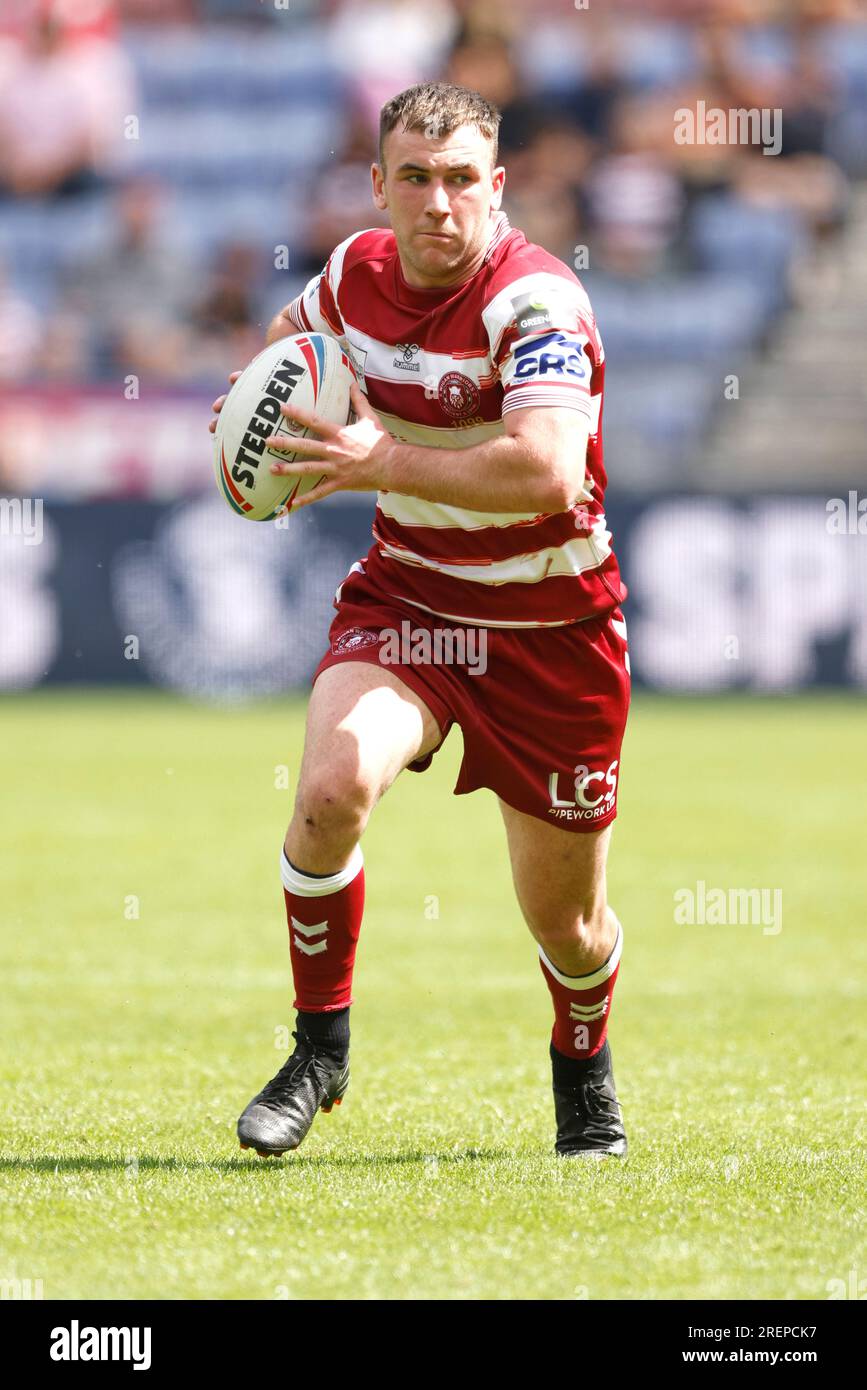 Wigan Warriors' Harry Smith in action during the Betfred Super League ...