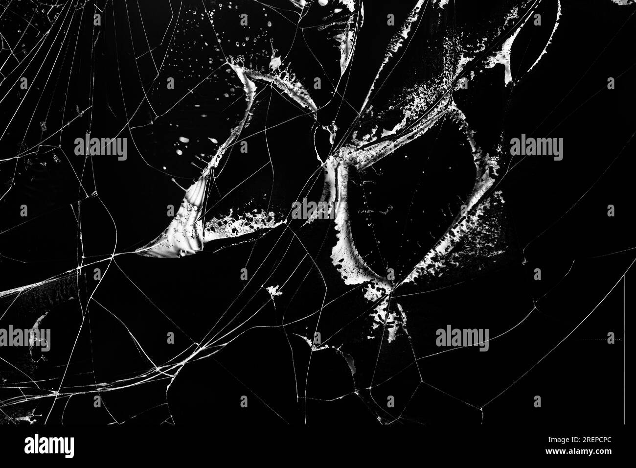 background texture cracks on the broken screen of a liquid crystal ...