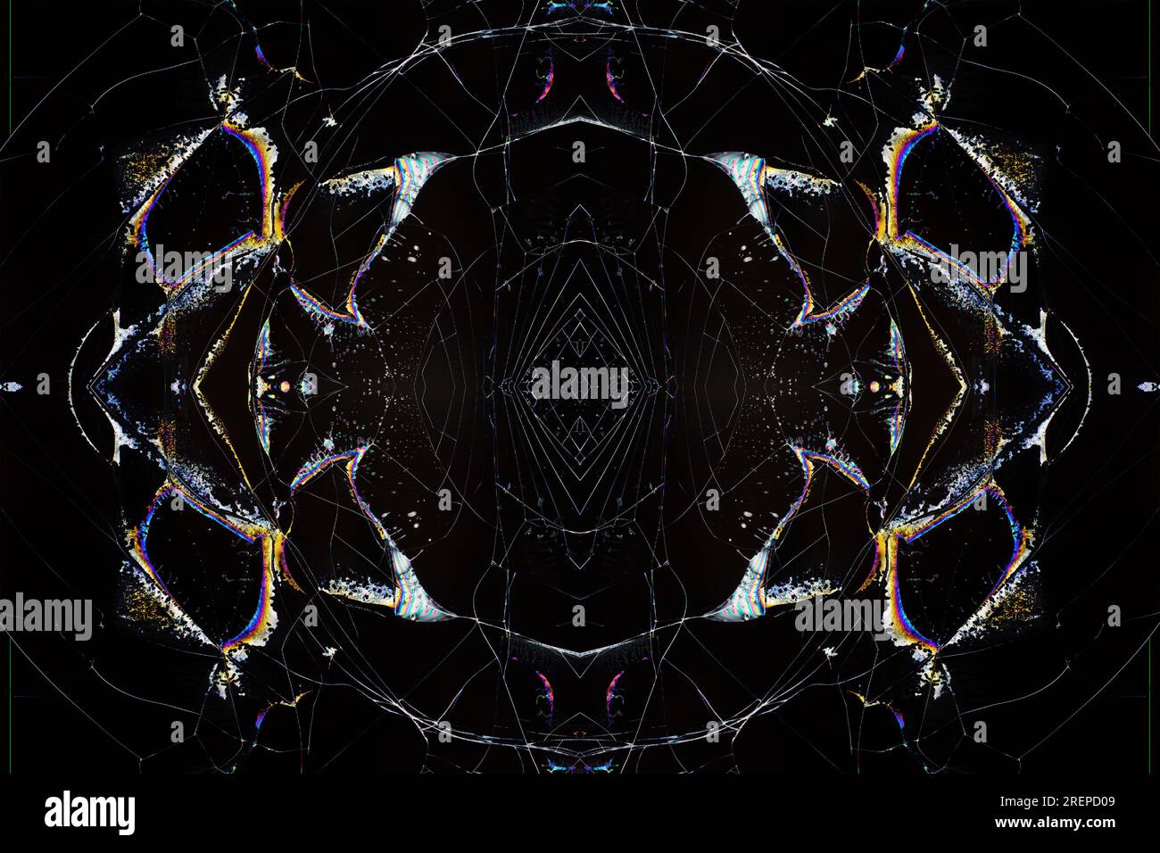 abstract background texture of a liquid crystal broken display with ...