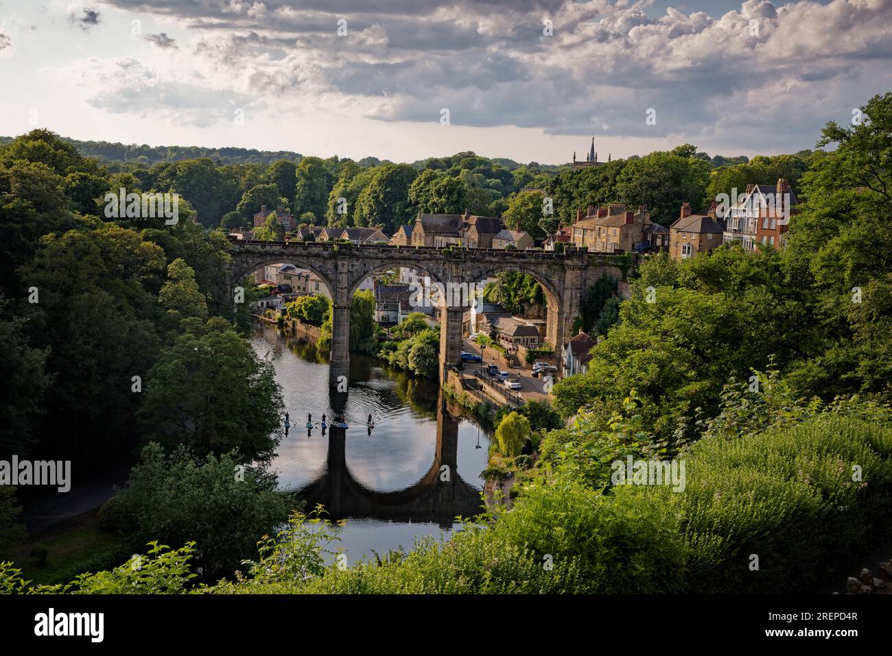 Nidd Gorge at Knaresborough Stock Photo - Alamy