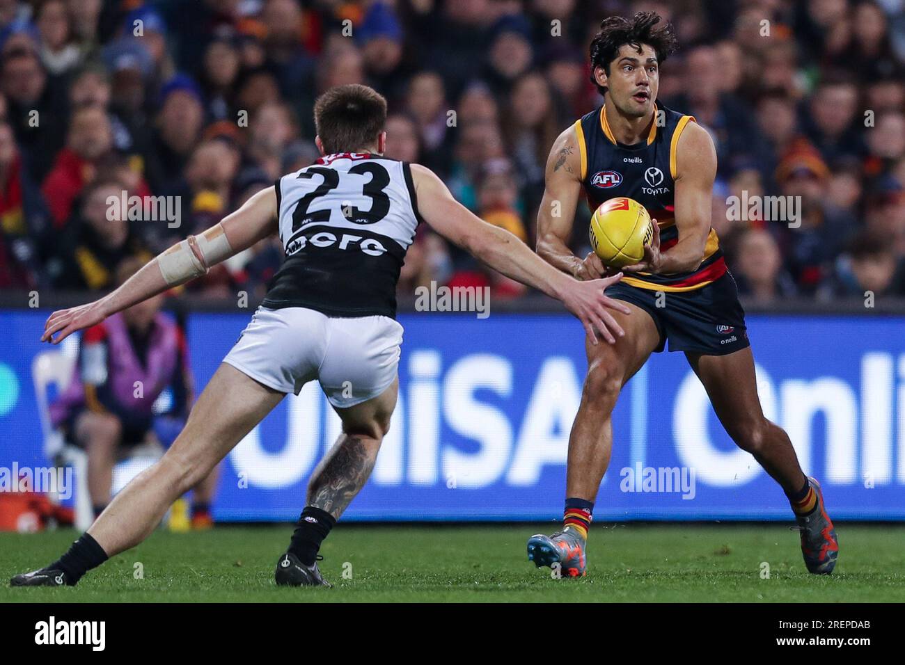 Adelaide, Australia. 29th July, 2023. Shane McAdam of the Crows during ...