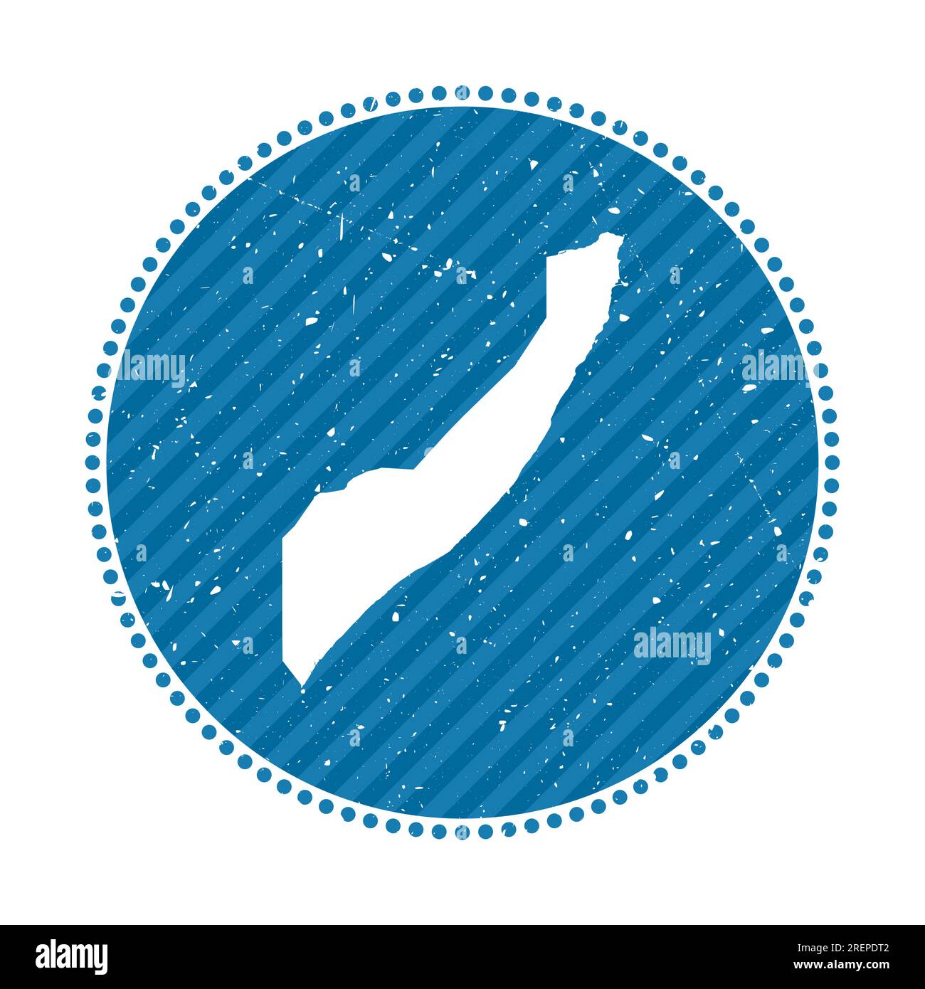 Somalia striped retro travel sticker. Badge with map of country, vector ...