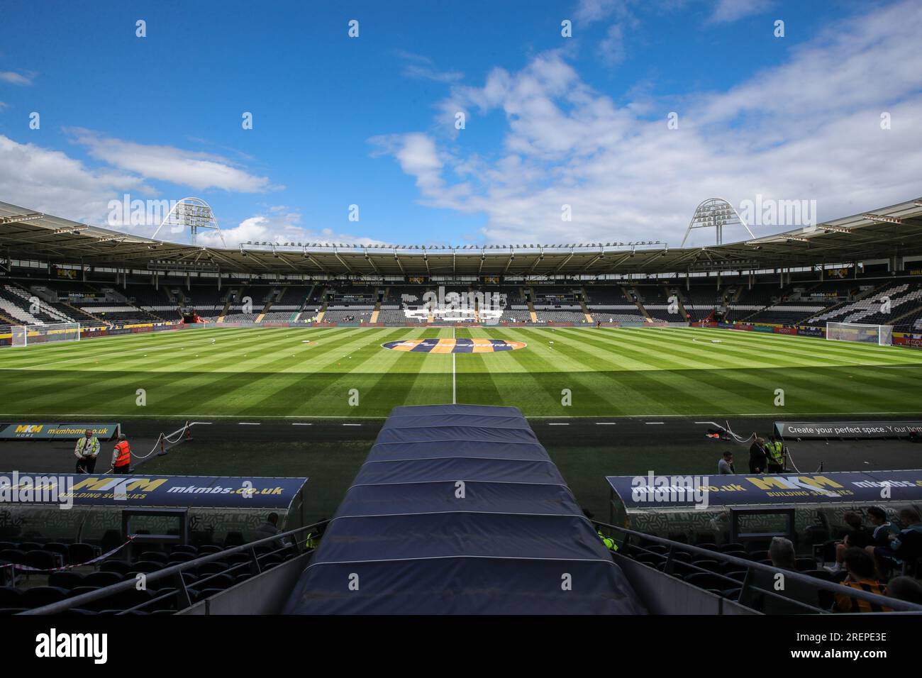 A general view inside The MKM Stadium ahead of the Pre-season friendly ...